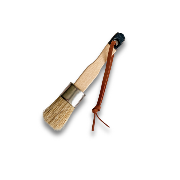 Small Flat Natural Bristle Brush - Bird on the Hill Designs