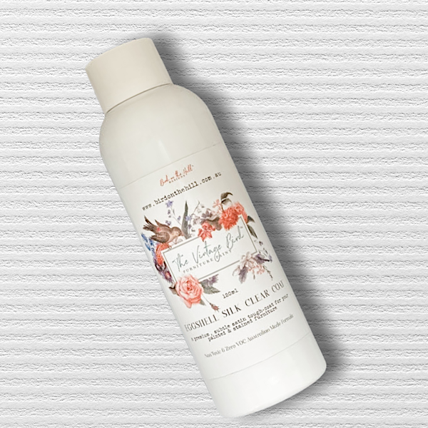 Vintage Bird Eggshell Silk Clear Coat - Bird on the Hill Designs